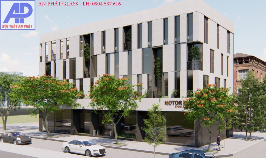 Thi Công Vách Alu Mặt Dựng Mặt Tiền Đẹp Giá Rẻ Siêu Thị, Nhà Máy