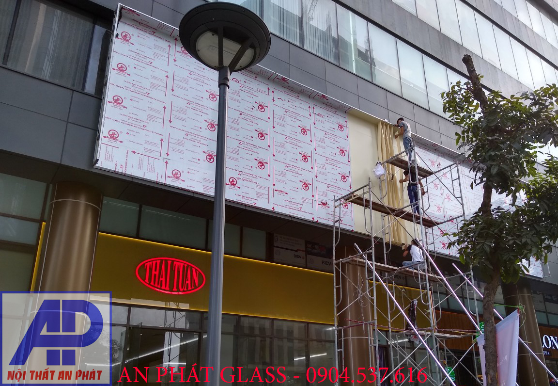 Thi Công Vách Alu Mặt Dựng Mặt Tiền Đẹp Giá Rẻ Siêu Thị, Nhà Máy